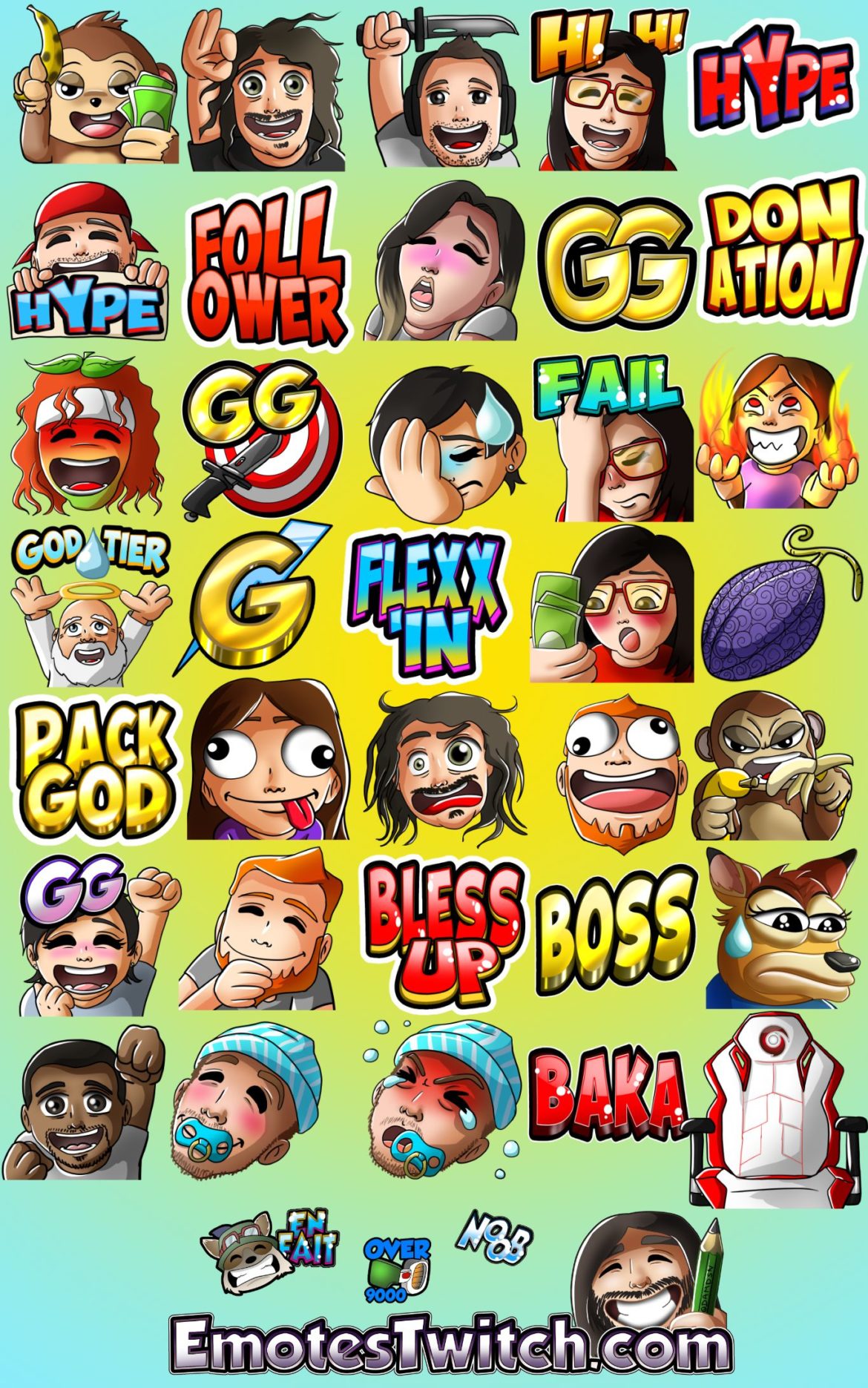 Emotes twitch: Gotaga chair, Maghla in flames and more – Custom emotes ... Emotes twitch: Gotaga chair, Maghla in flames and more – Custom emotes ...