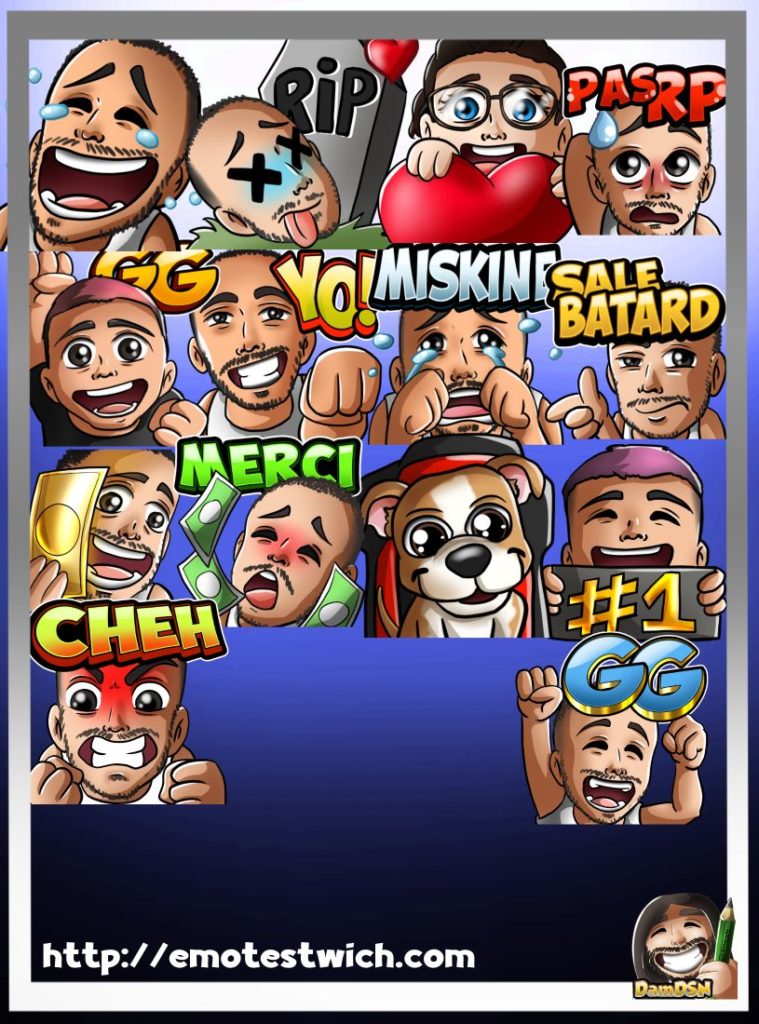 Hall of fame – Custom emotes and badges for Streamers