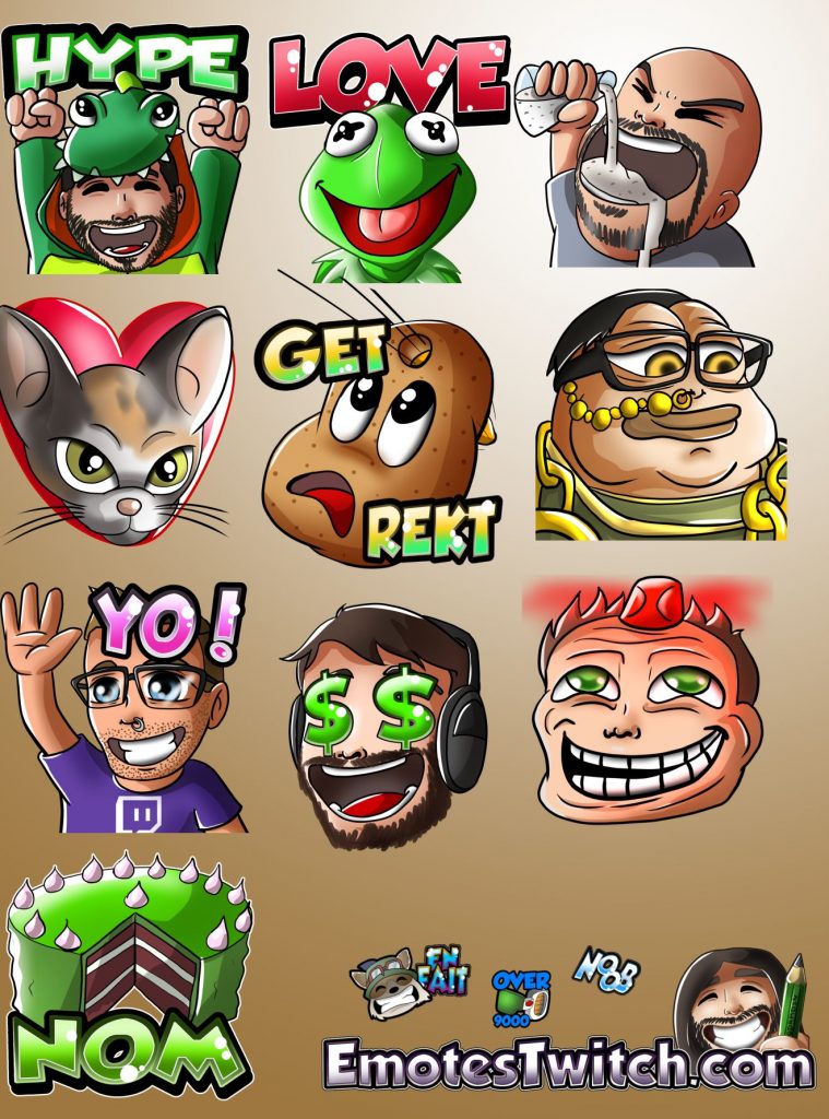 Twitch emotes: Salt, potatoe and troll alert ! – Custom emotes and ...