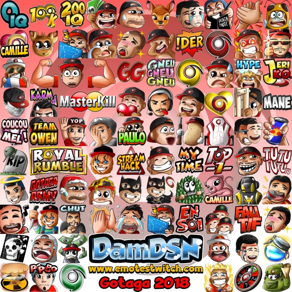 GOTAGA the french monster, twitch fortnite streamer – Emotes 2018 ...