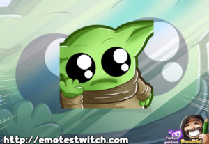 Baby yoda emotes part 2 – Custom emotes and badges for Streamers