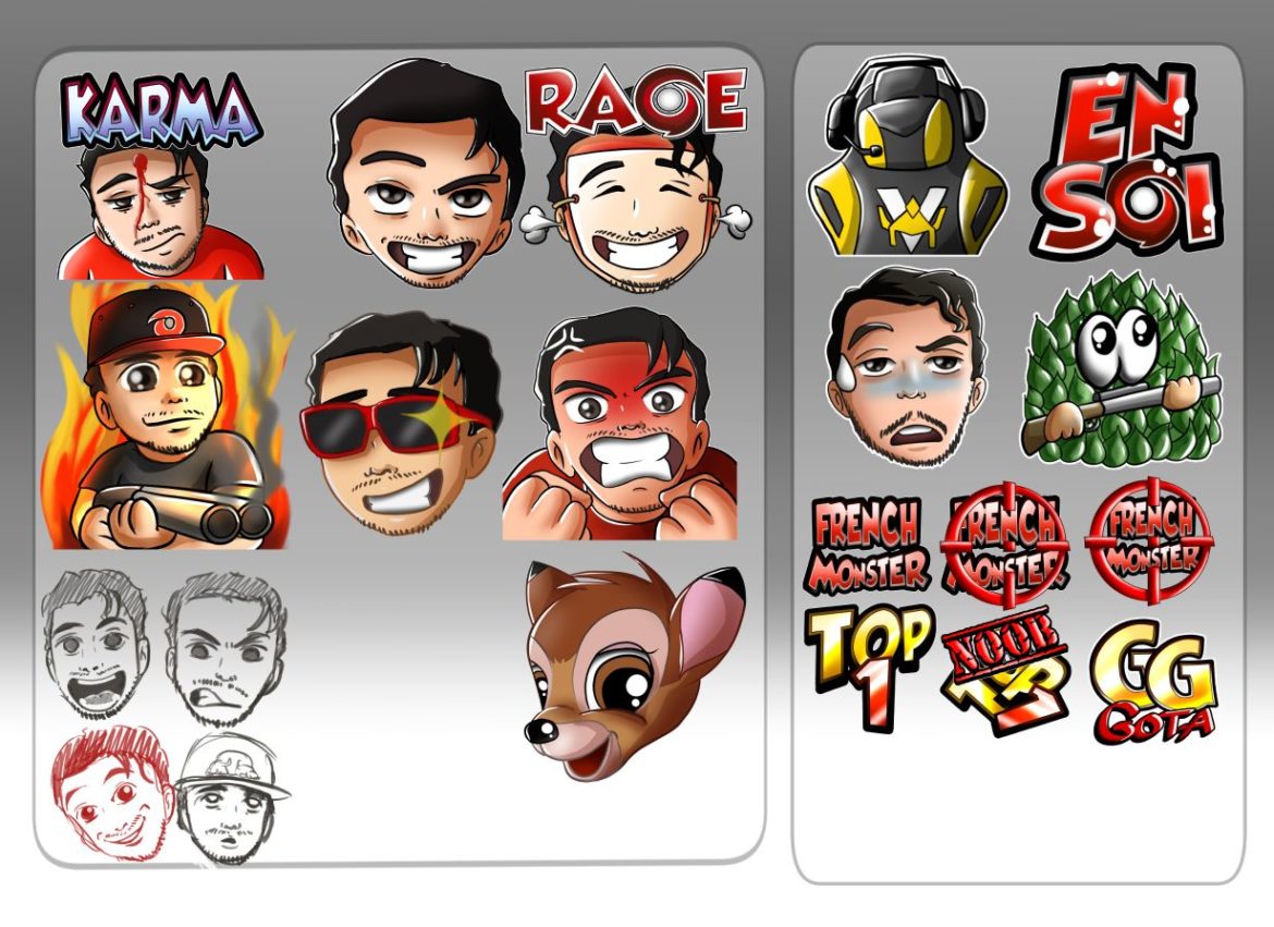 Gotaga emotes – Custom emotes and badges for Streamers